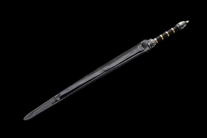 Hand Forged Gold Steel Sword breaker Damascus Steel – BoxKatana