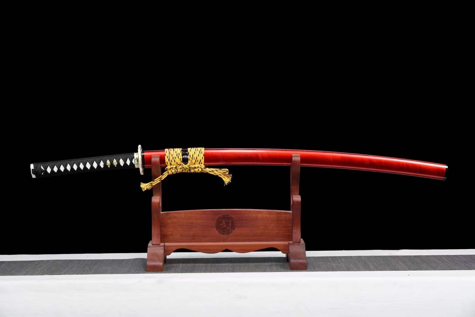 Hand Forged Japanese Samurai Katana Confidante Pattern Steel Hammered ...