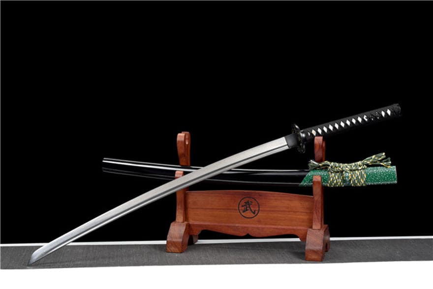 Hand Forged Japanese Samurai Katana Phantom Pattern Steel Full Tang ...