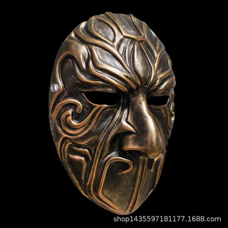 Hand-Made Painting the bad people Resin Mask – BoxKatana