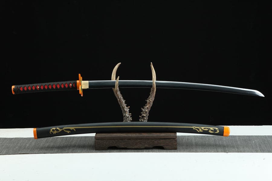 Handmade Anime Demon Slayer Tanjiro Nichirin 3rd Generation Sword 1045 ...