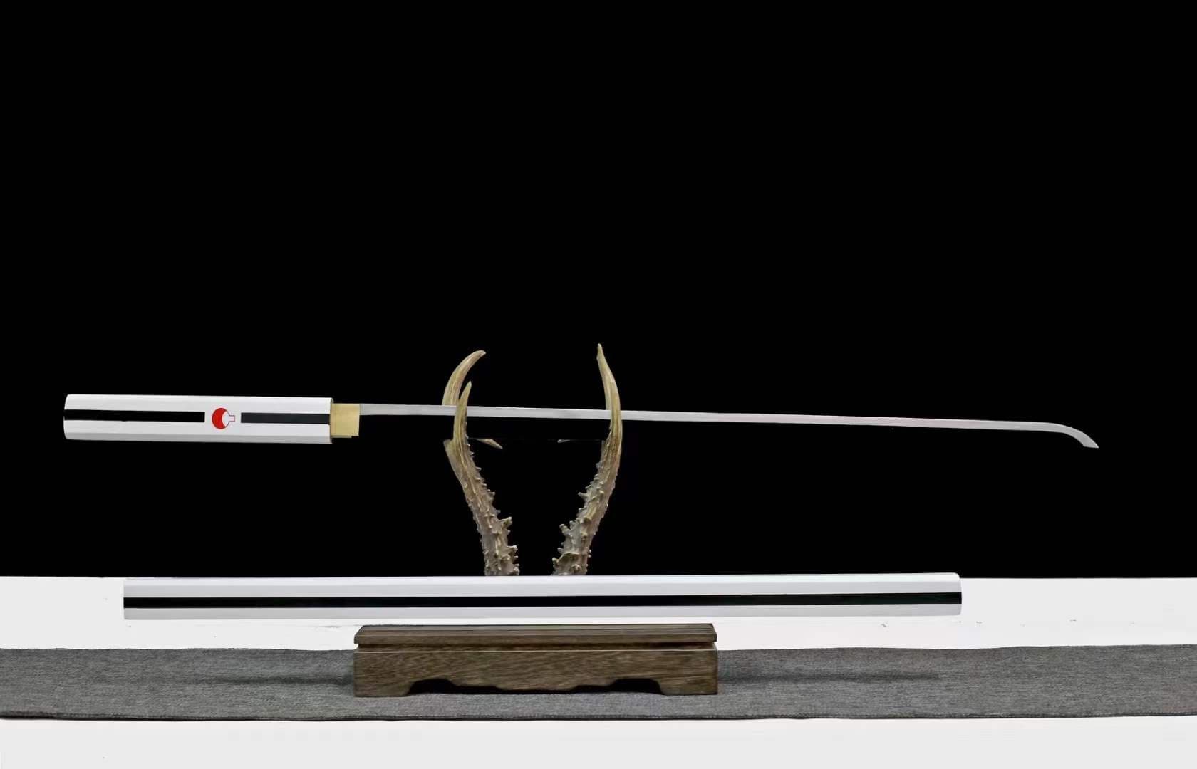 Handmade Anime NARUTO Sasuke Kusanagi-No-Tsurugi Sword Shirasaya Ninja ...