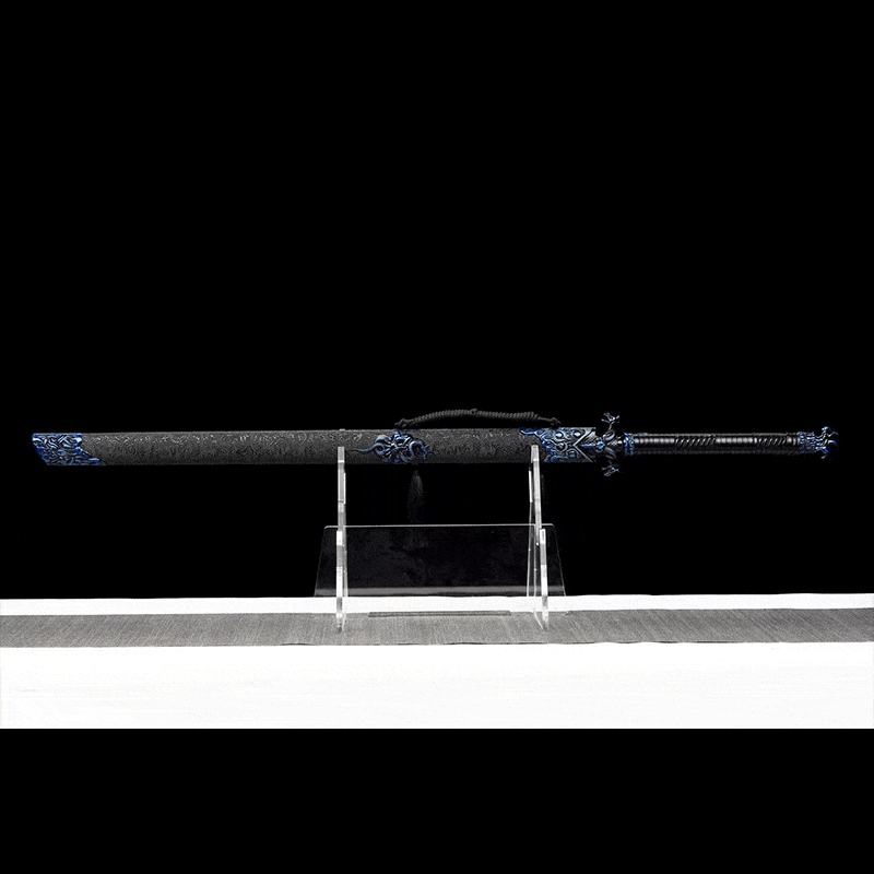 Handmade Devil King Chinese Sword With Blue – BoxKatana