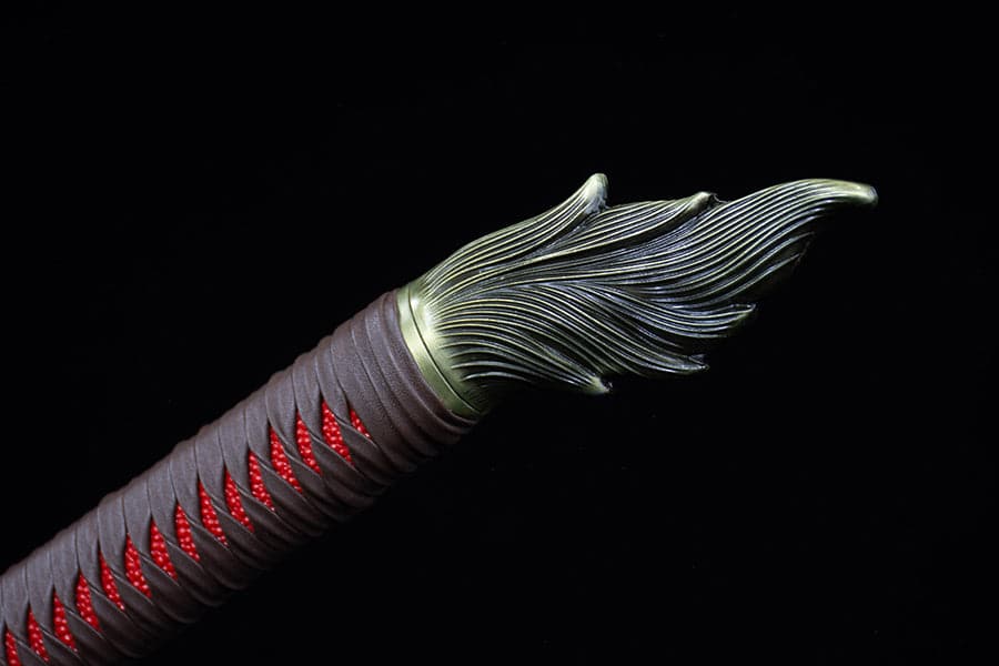 Handmade High Carbon Steel Flowing Shadow Chinese Sword With Red Blade ...