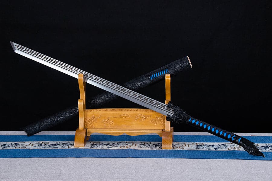 Handmade High Manganese Steel Devil Wolf Tang Sword – BoxKatana
