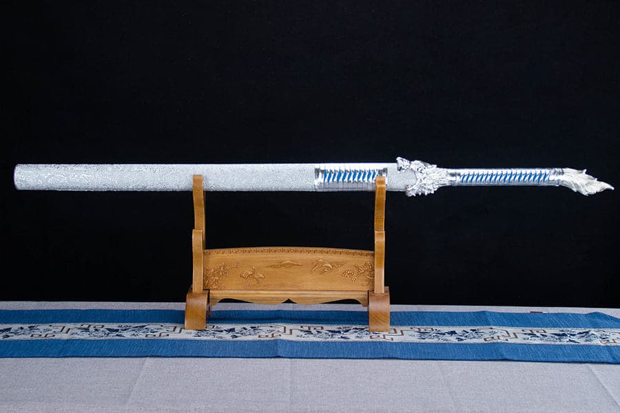 Handmade High Manganese Steel Snow Wolf Tang Sword – BoxKatana