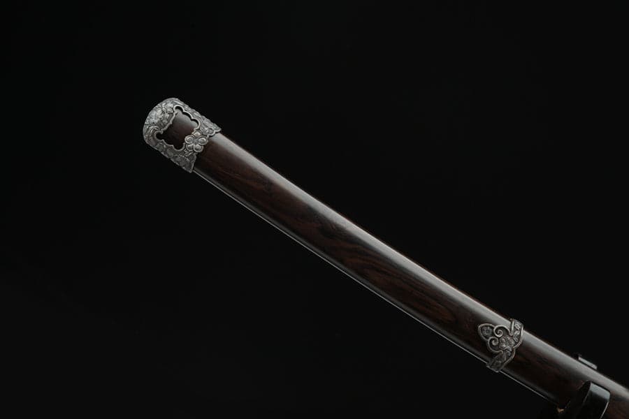 Handmade Japanese Tachi Odachi Sakura Pattern Steel High Ebony – BoxKatana