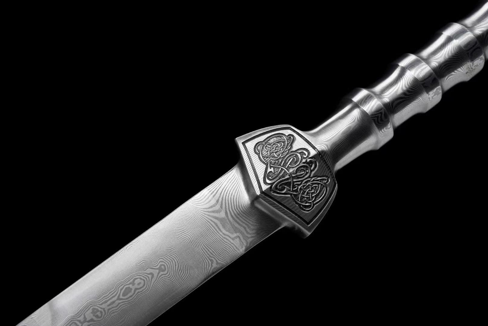 Handmade Phantom Sword Damascus Steel One-piece forging – BoxKatana