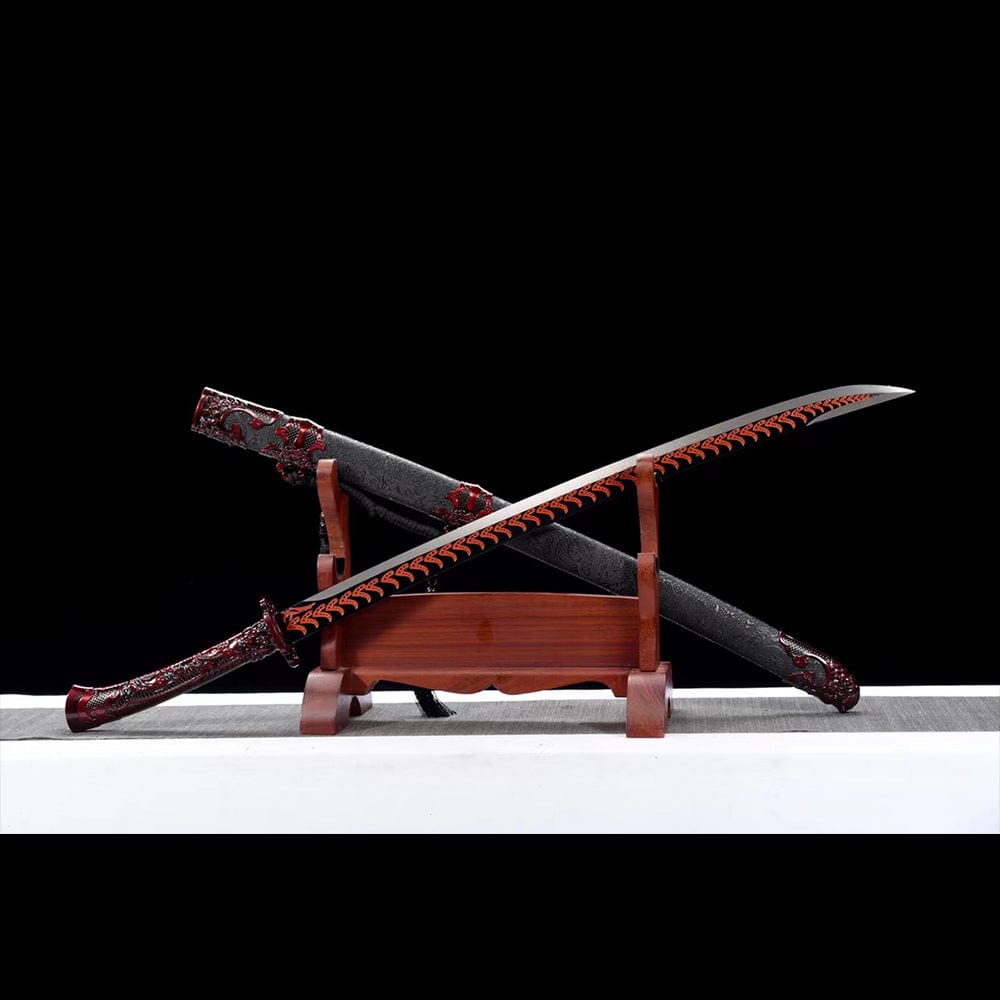 Handmade Red Blood Chinese Sword – BoxKatana