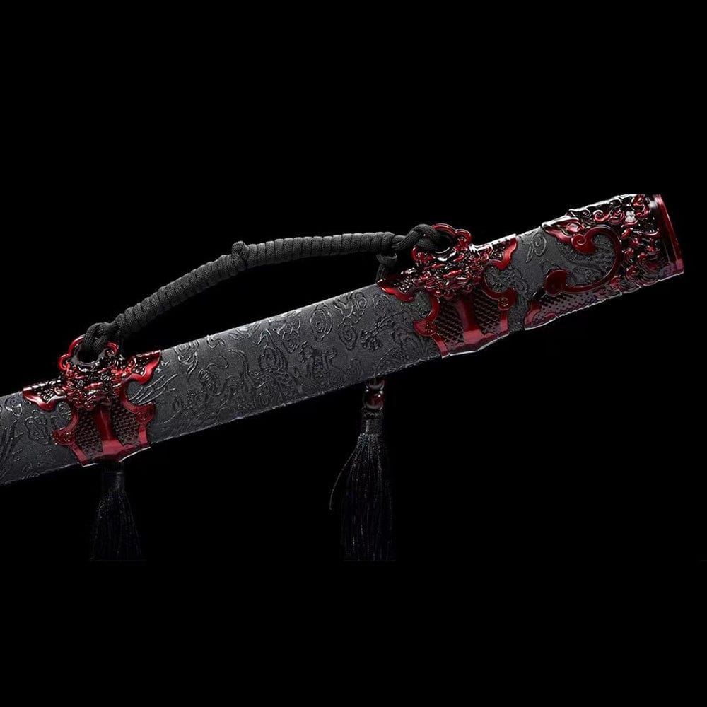Handmade Red Blood Chinese Sword – BoxKatana