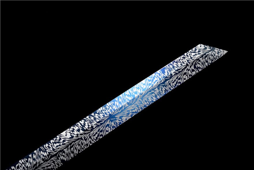 Handmade Silver Moon Wolf King High Manganese Steel Chinese Sword With ...