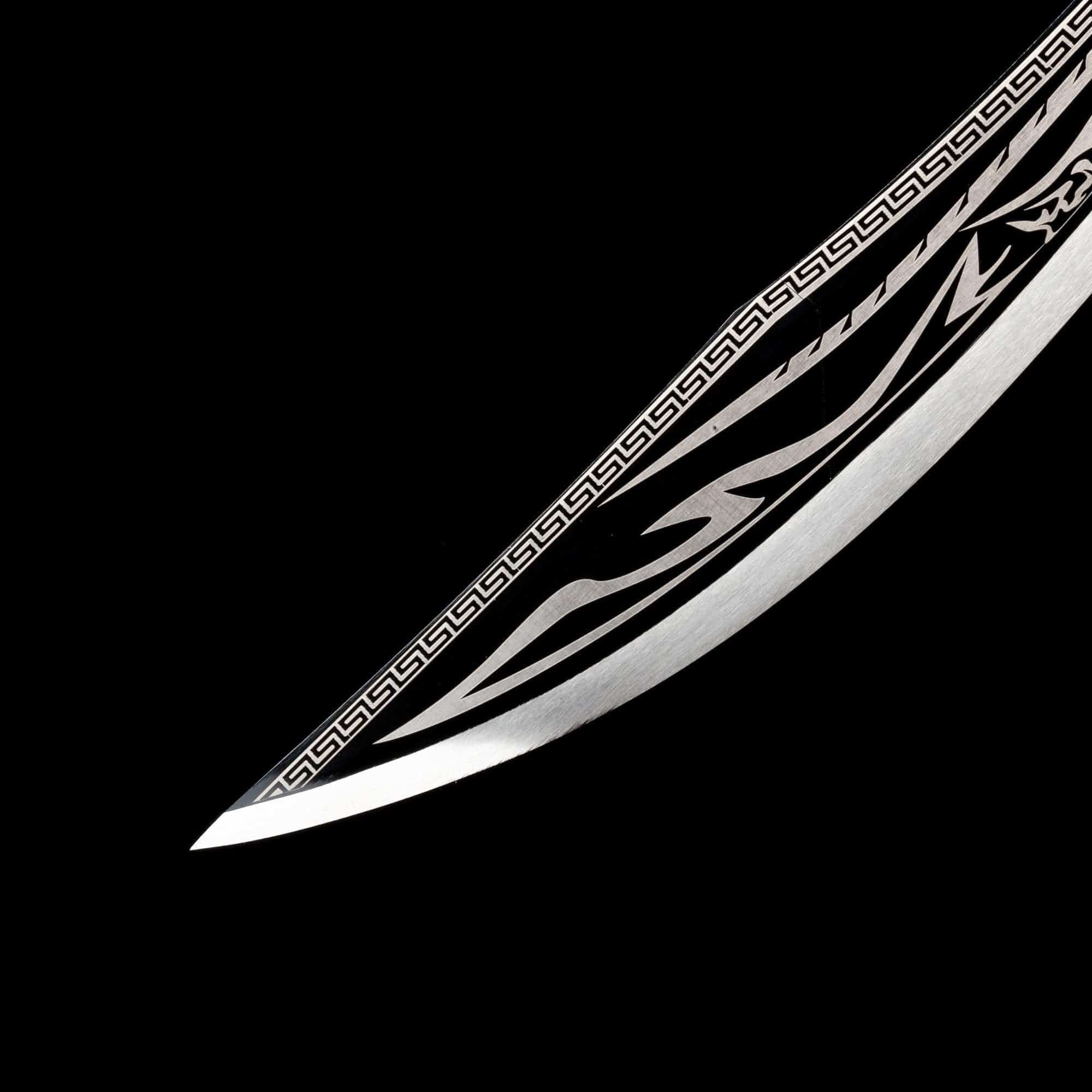 Handmade Spectral Battle Blade Manganese Steel Chinese Sword – BoxKatana