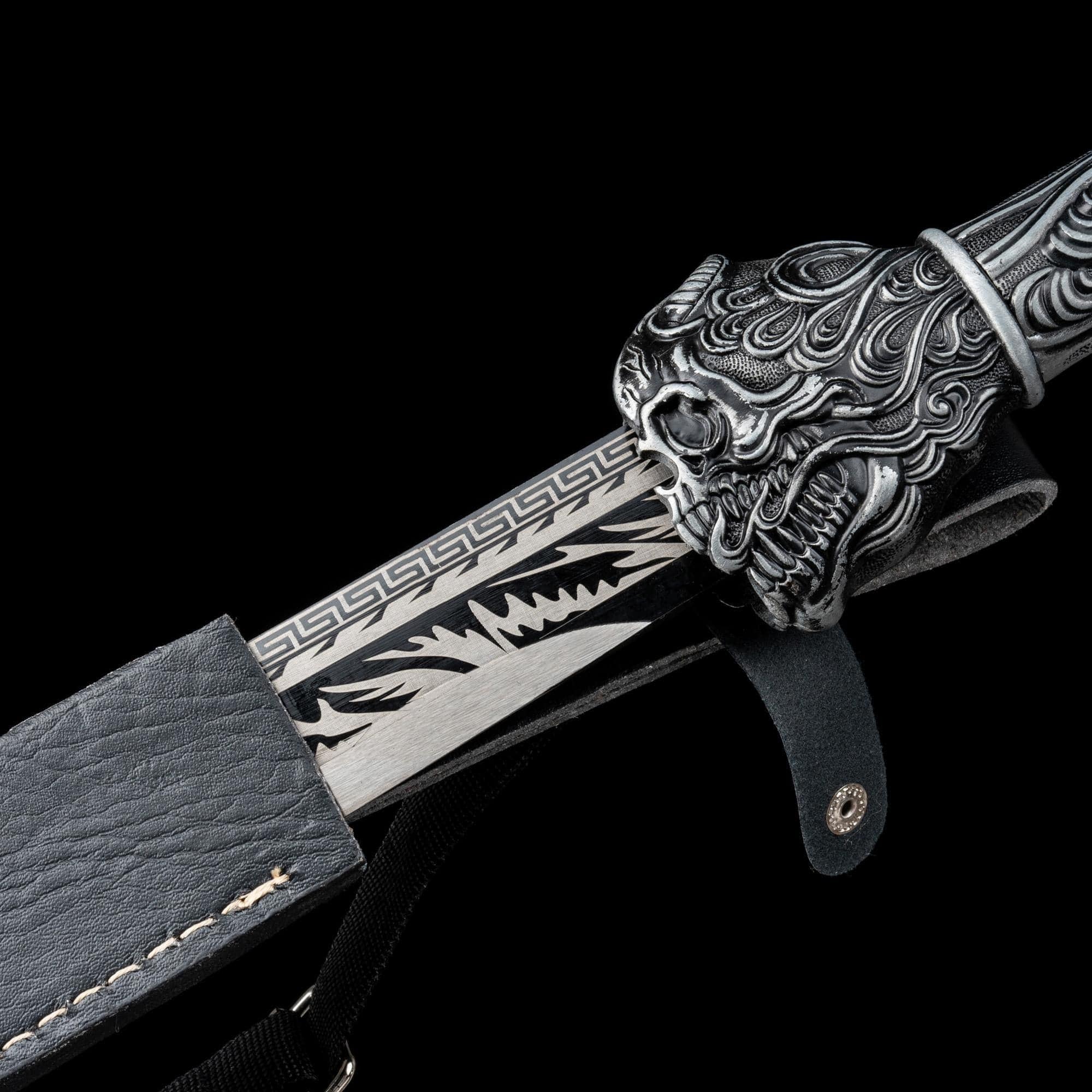 Handmade Spectral Battle Blade Manganese Steel Chinese Sword – BoxKatana