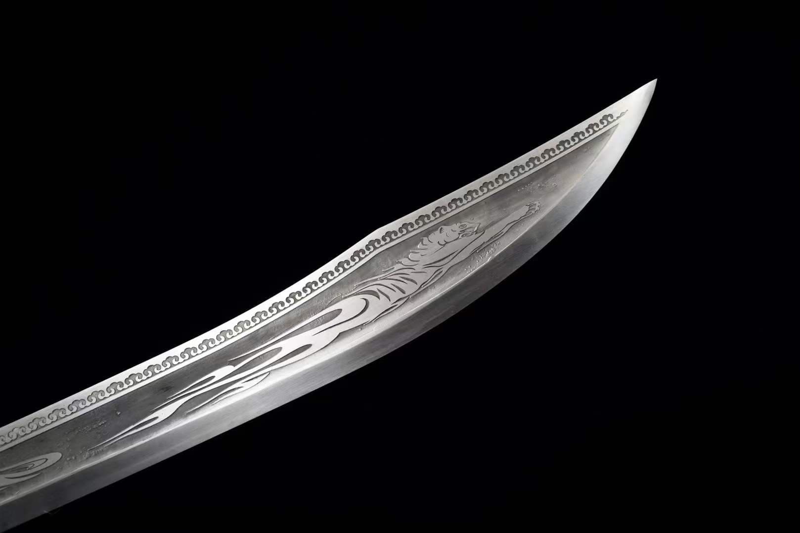 Handmade subdue tiger Manganese Steel Chinese Sword – BoxKatana