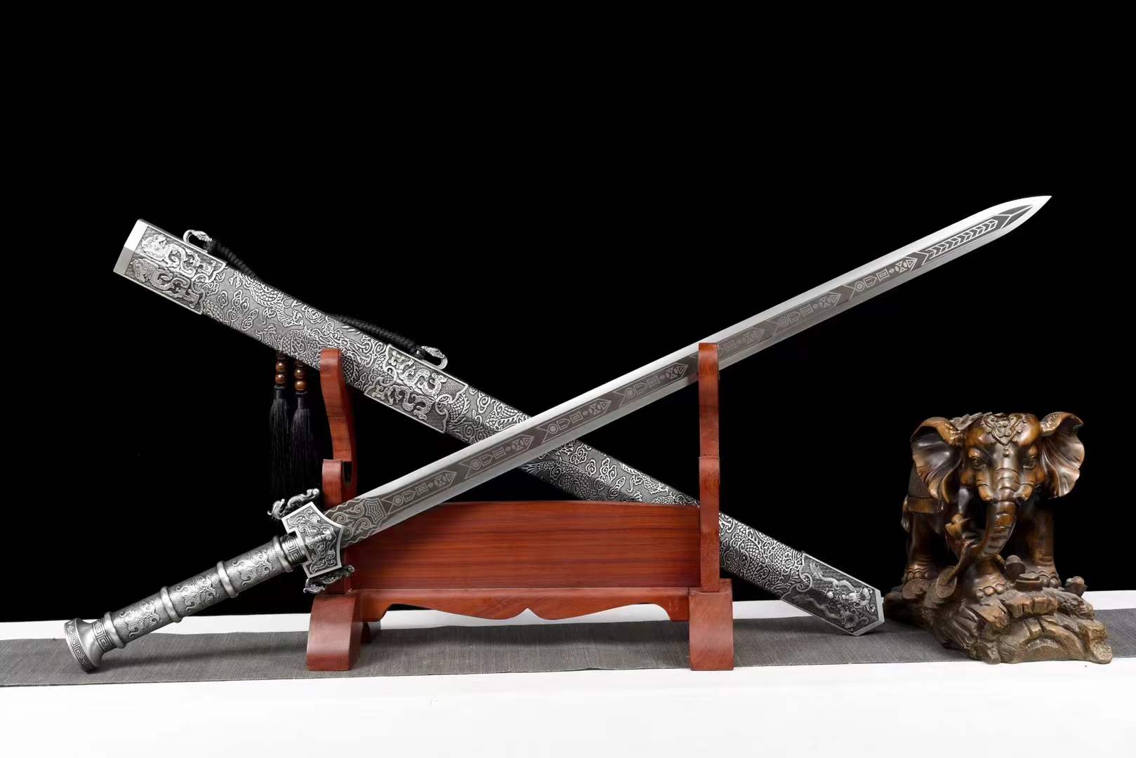 Handmade Tianchu Han Jian With One-piece forging – BoxKatana